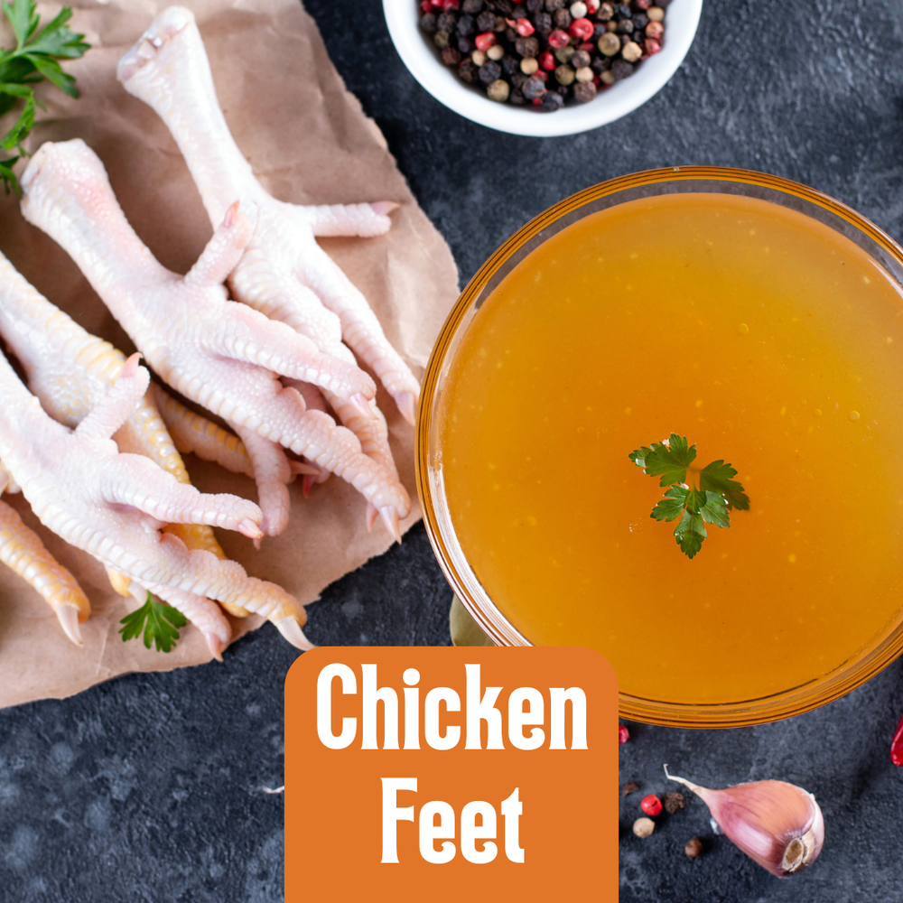 Pasture Raised Chicken Feet - 2 lbs